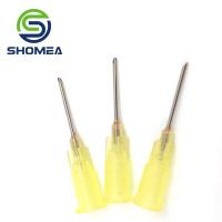 China SHOMEA Custom 304 316 Stainless Steel Glue Dispensing Needle with Plastic Hub Base 3G to 32G for sale