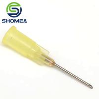 China SHOMEA Custom 304 316 Stainless Steel Glue Dispensing Needle with Plastic Hub Base 3G to 32G for sale