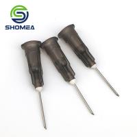 China SHOMEA Custom 16G-28G Stainless Steel Glue Dispensing Needle with Plastic Hub Base for sale
