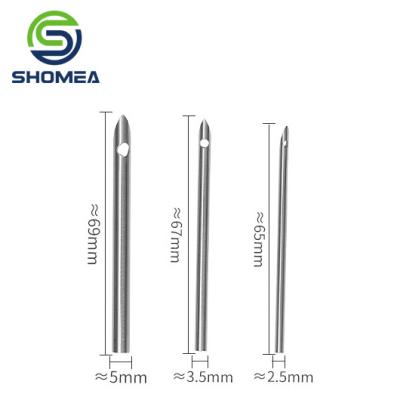China SHOMEA Custom Stainless Steel Poke Embroidery Needle 1.5-6mm Diameter DIY Craft Tool for sale