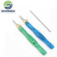 China SHOMEA Custom Stainless Steel Poke Embroidery Needle 1.5-6mm Diameter DIY Craft Tool for sale