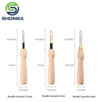 China SHOMEA Custom Stainless Steel Poke Embroidery Needle 1.5-6mm Diameter DIY Craft Tool for sale