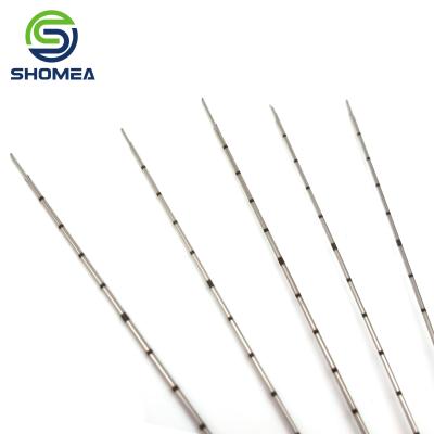 China SHOMEA Custom 18G Stainless Steel Double cavity needle Cannula for sale