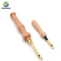 China SHOMEA Custom DIY Gold Plated Big Eye Stainless Steel Embroidery Needle 3G-32G for sale