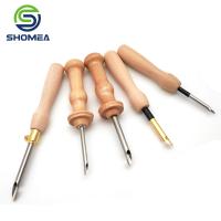China SHOMEA Custom DIY Gold Plated Big Eye Stainless Steel Embroidery Needle 3G-32G for sale