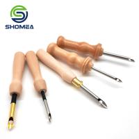 China SHOMEA Custom DIY Gold Plated Big Eye Stainless Steel Embroidery Needle 3G-32G for sale