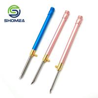 China SHOMEA Custom DIY Big Eye 304 316 Stainless Steel Embroidery Needles 0.25-15mm OD for sale
