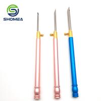 China SHOMEA Custom DIY Big Eye 304 316 Stainless Steel Embroidery Needles 0.25-15mm OD for sale
