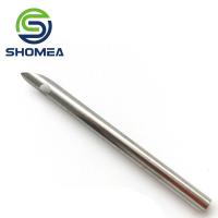 China SHOMEA Custom DIY Stainless Steel Embroidery Needles 304 316 Double Angle Big Eye 0.25-15mm OD for sale