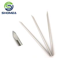 China SHOMEA Custom Small diameter 0.4-1.9mm Solid triple bevel end stainless steel RF needle for sale
