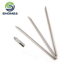 China SHOMEA Custom Small diameter 0.4-1.9mm Solid triple bevel end stainless steel RF needle for sale