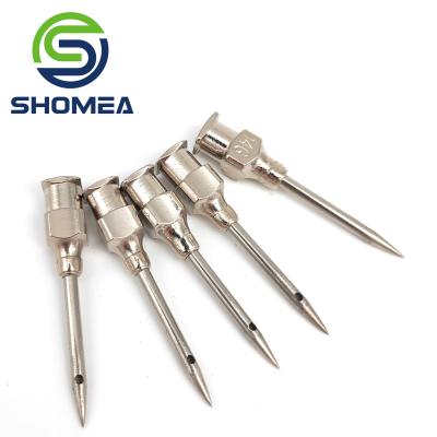 China SHOMEA Custom 12G 14G 16G Stainless Steel Sideport Needle with Pencil Point Tip 0.25-15mm OD for sale