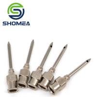 China SHOMEA Custom 14G 18G Stainless Steel Sideport Needle with Round End Pencil Point Tip for sale