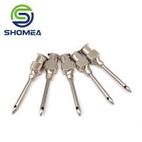 China SHOMEA Custom 14G 18G Stainless Steel Sideport Needle with Round End Pencil Point Tip for sale