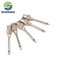 China SHOMEA Custom 14G 18G Stainless Steel Sideport Needle with Round End Pencil Point Tip for sale
