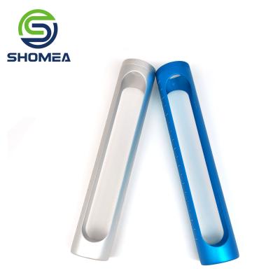China Custom Laser Cutting Aluminum Slotted Tube with Male Thread 0.25-15mm OD for sale