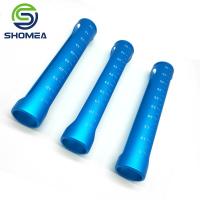 China Custom Laser Cutting Aluminum Slotted Tube with Male Thread 0.25-15mm OD for sale