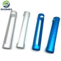 China Custom Laser Cutting Aluminum Slotted Tube with Male Thread 0.25-15mm OD for sale