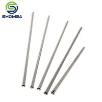 China SHOMEA Custom Small Diameter Thin Wall Medical Stainless Steel Flare End Tube OD 0.25-15mm Wall 0.05-3mm for sale