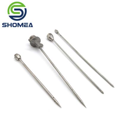 China SHOMEA Custom Food Grade 316 Stainless Steel Marinade Needle with Side Hole 0.25-15mm OD for sale