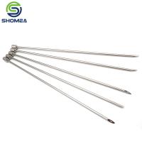 China SHOMEA Custom 304 316 Stainless Steel Single Bevel End Needle with Luer Lock 0.25-15mm OD for sale