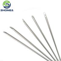 China SHOMEA Custom 304 316 Stainless Steel Single Bevel End Needle with Luer Lock 0.25-15mm OD for sale