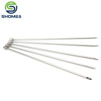 China SHOMEA Custom 304 316 Stainless Steel Single Bevel End Needle with Luer Lock 0.25-15mm OD for sale