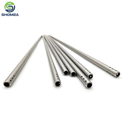 China SHOMEA Custom 304 316 Stainless Steel Long Suction Tube with Drilling Hole OD 0.25-15mm for sale