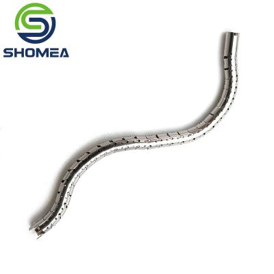 China SHOMEA Customized Stainless Steel Laser Cutting Flexible Snake Bone Tube OD 0.25-15mm for sale
