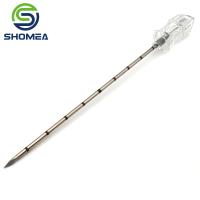 China SHOMEA Custom 14G-28G Stainless Steel Coaxial Needle with Sharp Tip End 0.25-15mm OD for sale