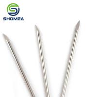 China SHOMEA Customized 0.35-0.8mm Solid Stainless Steel triple bevel end needle for sale