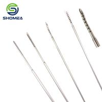 China SHOMEA Custom 17G Stainless Steel Meniscus Repair Needle with Slot OD 0.25-15mm for sale