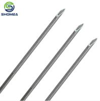 China SHOMEA Custom 17G*35cm  Single Lumen Oocyte Aspiration Needle with Dimple development for sale