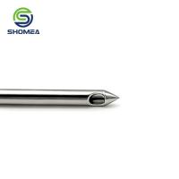 China SHOMEA Custom Bent Sampling Needle 14G 15G Biopharmaceutical Grade Electrolytic Polished Stainless Steel for sale