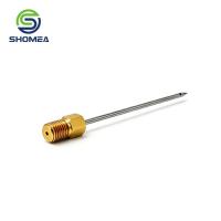 China Customized Red Wine Needle with Pen Tip Side Hole and Brass Thread Base for sale