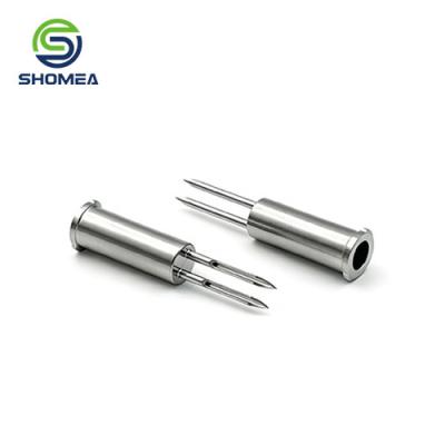 China Customized Double Slotted Needle with Base for sale