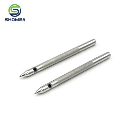 China Customized Pencil Point Side Hole Needle with Sandblasted Middle Section for sale