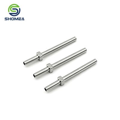 China Customized Small Straight Tube with Square Base for Stable Mounting for sale