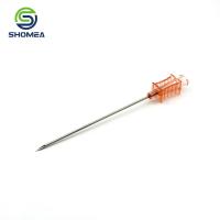 China Customized 18G Interventional Needle for three bevel sharp puncture tip for sale
