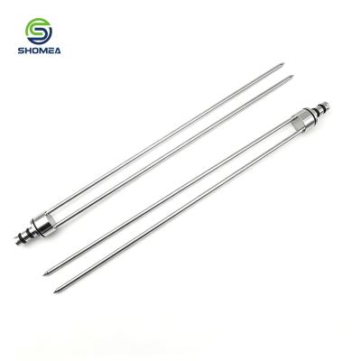 China Customized Dual Prong Food Probe with Precision Side Holes for sale