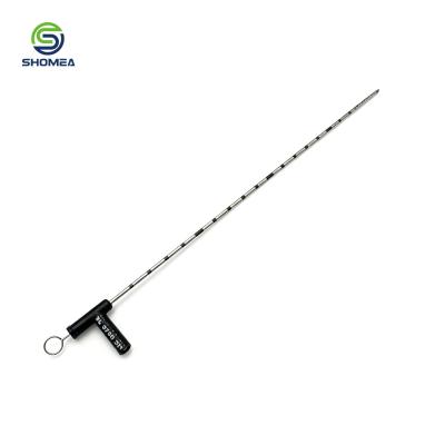 China Customized RF Needle with Ergonomic T Handle and Depth Measurement Scale for sale