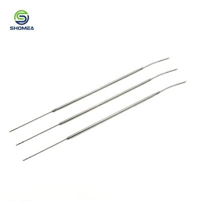 China Customized Meniscus Suture Curved Needle with Sharp Tip and Smooth Inner Stylet for sale