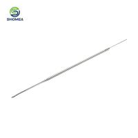 China Customized Meniscus Suture Needle with Sandblasted Tail for sale