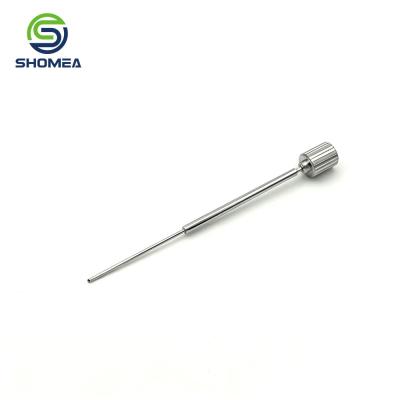 China Customized IVD Threaded Sampling Needle Component with Knurled Thumb Nut for sale