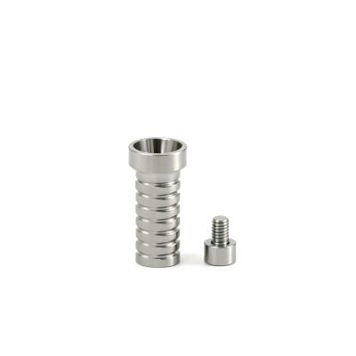 China Customized TC4 Titanium Alloy Composite Temporary Abutment With Fixation Screw for sale
