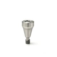 China Customized TC4 Titanium Alloy Healing Abutment With Tapered Profile for sale