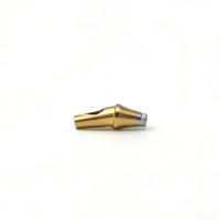 China Customized TC4 Titanium Alloy Angled Restoration Abutment with Screw for sale