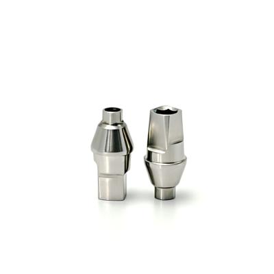 China Customized TC4 Titanium Alloy Straight Abutment with Hexagonal Connection for sale