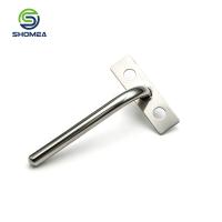 China Customized Round Closed End Bent Tube With Polished Ergonomic Handle for sale