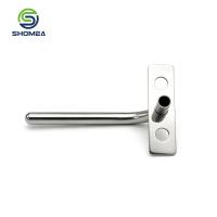 China Customized Round Closed End Bent Tube With Polished Ergonomic Handle for sale